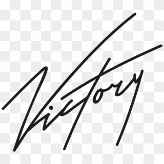Victory Png - Calligraphy Clipart (#657900) - PikPng